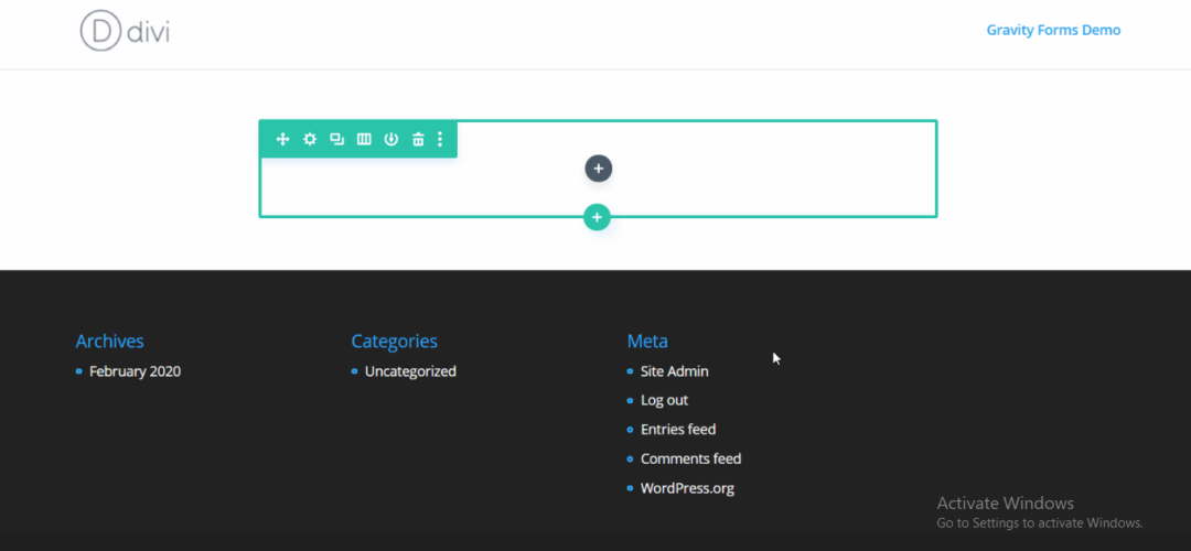 Embed Gravity Forms shortcode | Desol int.